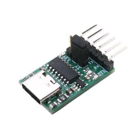 ch340c usb to ttl serial converter 3 3v and 5v usb c module silicon