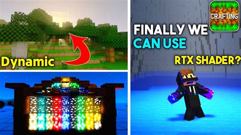 Finally We Can Use Rtx Shader In Crafting And Building Crafting And