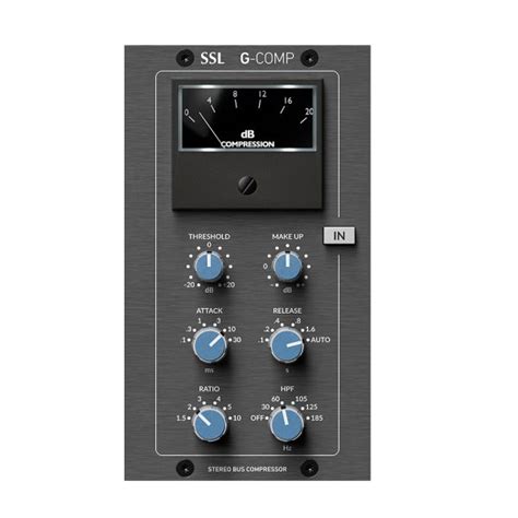 Solid State Logic G Comp Series Stereo Bus Compressor City Music Singapore Trusted