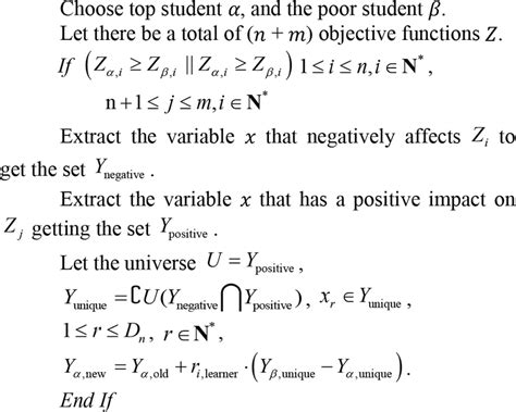 Calculation For The Two‐way Learning Process Of Tlbo Algorithm