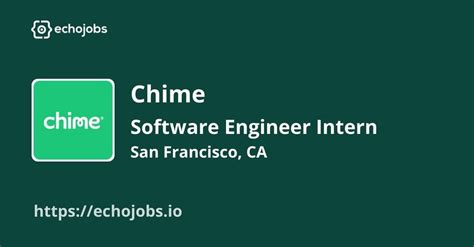 Chime Is Hiring Software Engineer Intern Secure Cards San Francisco Ca Ruby Java Python Aws