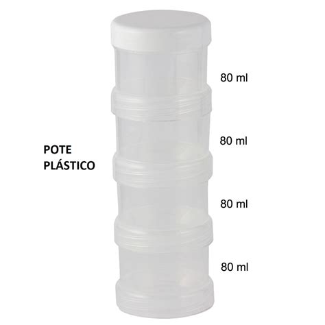 Pote Slime 80ml Kit Com 3 Torres Shopee Brasil