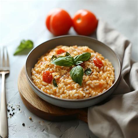 Creamy Tomato Basil Risotto