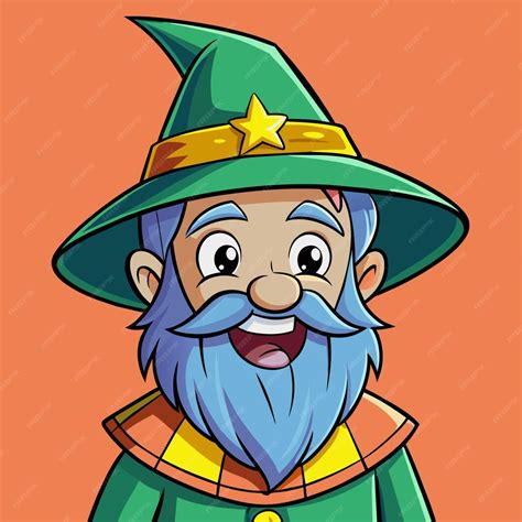 Wizards Or Witches With Magic Tools Hand Drawn Mascot Cartoon Character