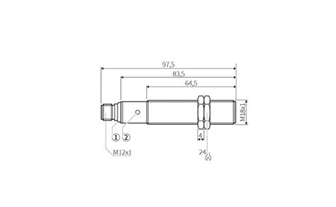 Ultrasonic sensor ØM mm programmable AU