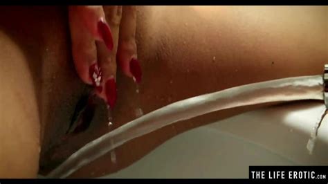 She Wets Her Panties Before Masturbating To A Drenched Orgasm