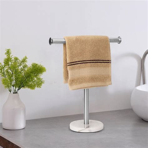 Songtec Hand Towel Holder Stand Fingertip Towel Rack With