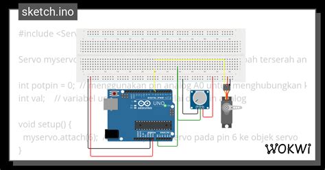 Servopotentio Wokwi Esp32 Stm32 Arduino Simulator