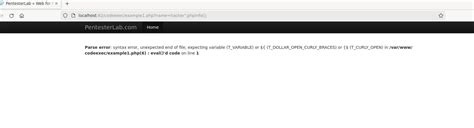 Explore Code Injection Vulnerabilities In Web Applications Labex