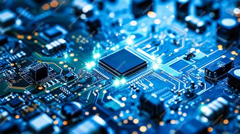 Premium Photo Computer Processor Technology Closeup Of Motherboard