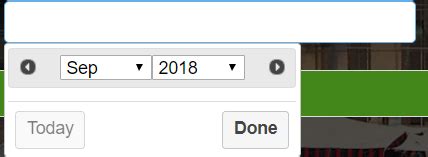 Jquery Datepicker With Done And Clear Buttons Stack Overflow