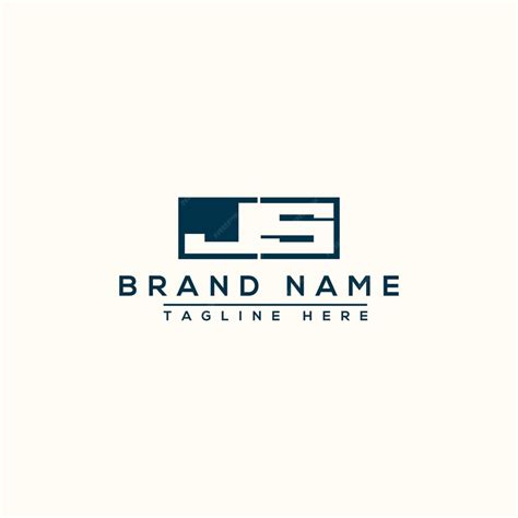 Premium Vector Js Logo Design Template Vector Graphic Branding Element