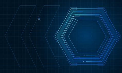 벡터 공상 과학 공상 과학 육각형 미래 패턴 혁신 미래 기술 배경 0명에 대한 스톡 벡터 아트 및 기타 이미지 0명 3차원