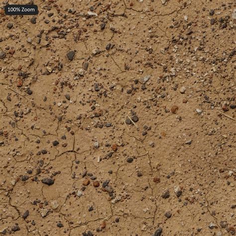 Cracked Dirt Road Texture Poliigon