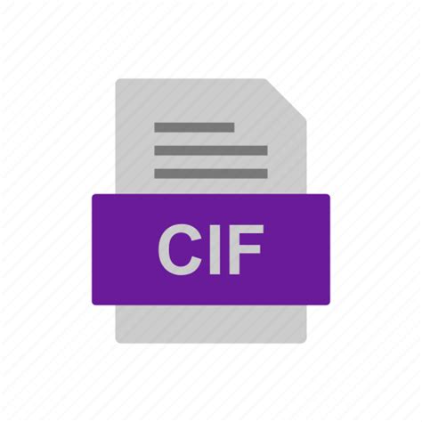 Cif Document File Format Icon