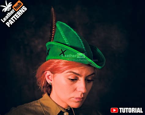 The Robin Hood Cap Leather Pattern Pdf By Leatherhub