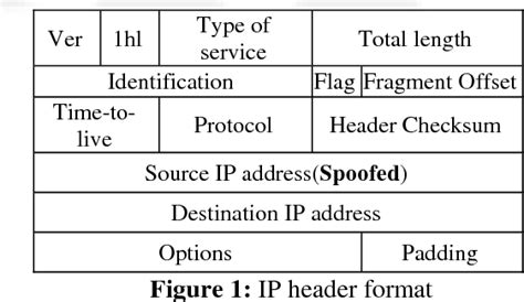 Figure 1 From Survey On Various Ip Spoofing Detection Techniques