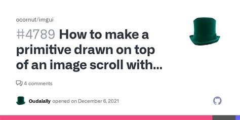 How To Make A Primitive Drawn On Top Of An Image Scroll With The Image