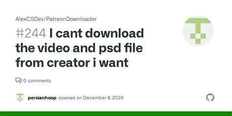I Cant Download The Video And Psd File From Creator I Want · Issue 244