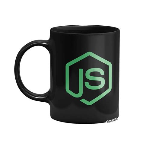 caneca dev node js preta fun geek store