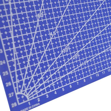 1 pc a3 pvc rectangle grid lines cutting mat tool grandado