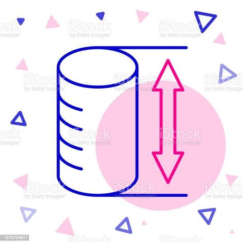 흰색 배경에 격리된 선 높이 기하학적 그림 아이콘입니다 추상 적 모양입니다 기하학적 장식 다채로운 개요 개념 벡터 0명에 대한 스톡 벡터 아트 및 기타 이미지 Istock