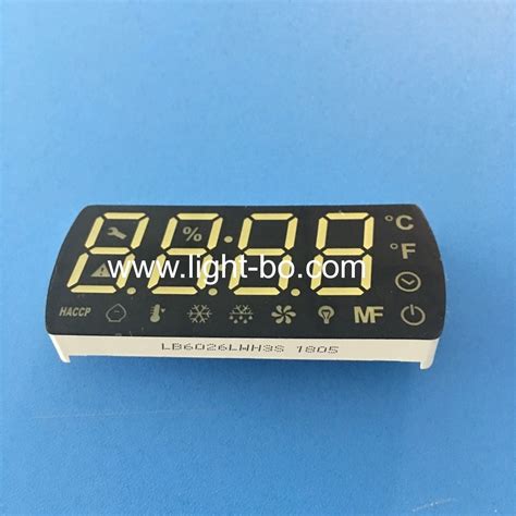 디지털 냉장고 컨트롤러 용 울트라 화이트 4 자리 7 세그먼트 Led 디스플레이 공통 음극 제조업체 및 공급 업체 China