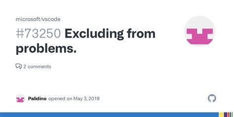 Excluding From Problems Issue Microsoft Vscode GitHub