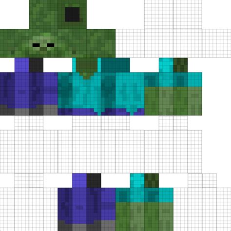Minecraft Zombie In A Suit Skin