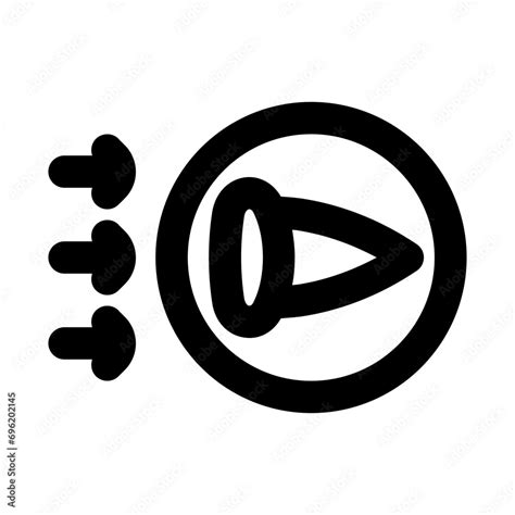 Refraction Line Ui Icon Stock Vector Adobe Stock