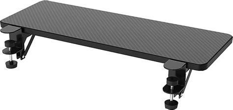 Foldable Desk Extender Armrest Shelf Clamp On Keyboard Extension