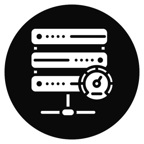 Premium Vector Database Speed Vector Illustration