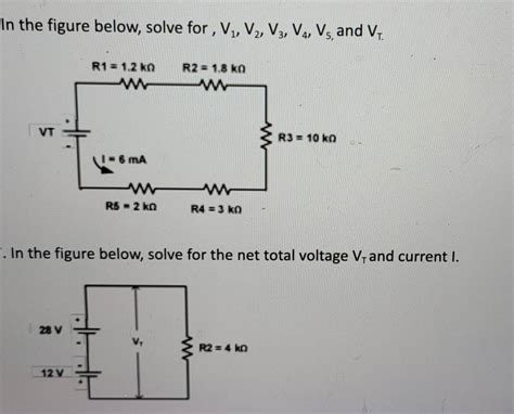 Solved In The Figure Below Solve For V1v2v3v4v5 And
