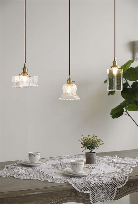 큐브 레트로 빈티지 글라스 펜던트 인테리어 카페 수입 조명 식탁등 주방등