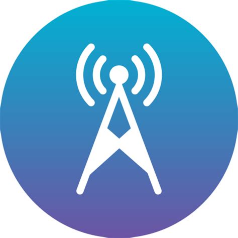 Antenna Generic Flat Gradient Icon