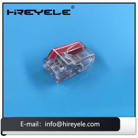 Red Push In Wire Connector For Junction Boxes 2Poles