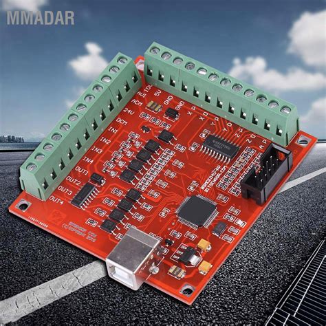 Mmadar Usb Mach3 100khz Motion Controller การ์ด Breakout Board สำหรับการแกะสลัก Cnc Shopee
