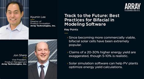 Track To The Future Best Practices For Bifacial In Modeling Software