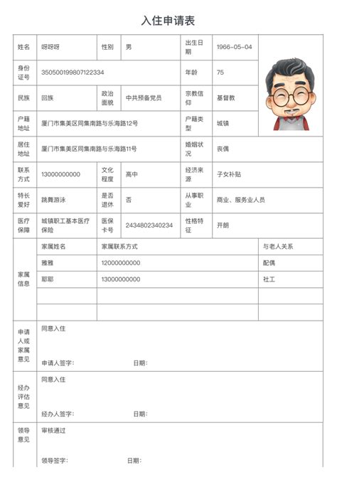 养老院管理系统 采菊养老