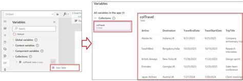how to display power apps collection on gallery
