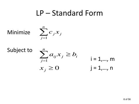 ppt linear programming for optimization algorithms and applications