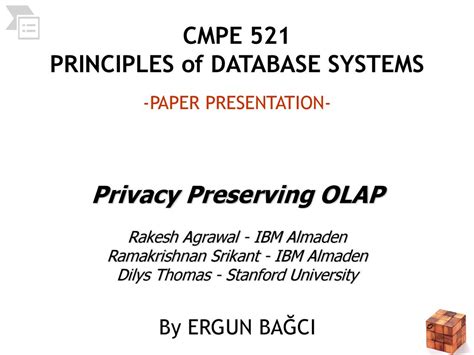 Cmpe 521 Principles Of Database Systems Ppt Download