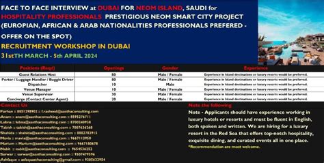 Mavia Siddiqui On Linkedin Dubai Neom Island Saudi Hospitality Neom Smart City Europian