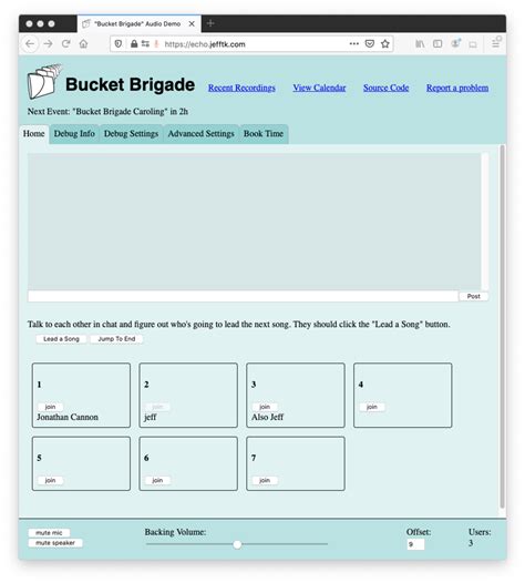 New Bucket Brigade Ui