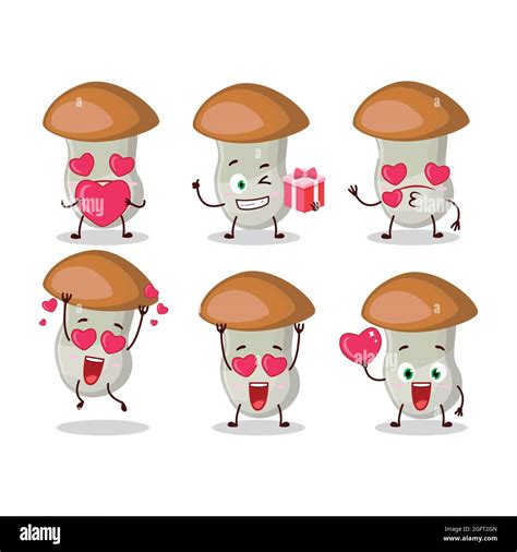Aspen Cartoon In Character With Love Cute Emoticon Vector Illustration