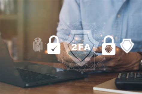 Premium Photo Concept Of Cyber Security Twofactor Authentication 2fa Via Smartphone Twofactor