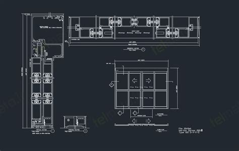 دانلود فایل اتوکد و دتایل درب کرکره ای ، در کشویی و ریلی اتوماتیک انواع