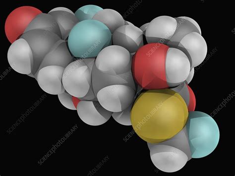 Fluticasone Hormone Molecule Stock Image F004 8462 Science Photo Library
