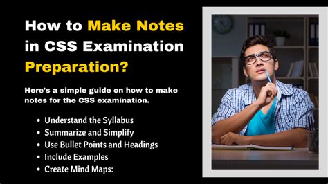 How To Make Notes For CSS Examination Mastering CSS