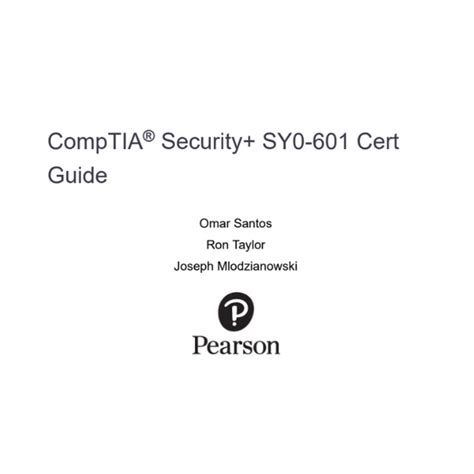 2023 Textbook For Comptia Security Sy0 601 Cert Guide 5th Ed Inspire Uplift